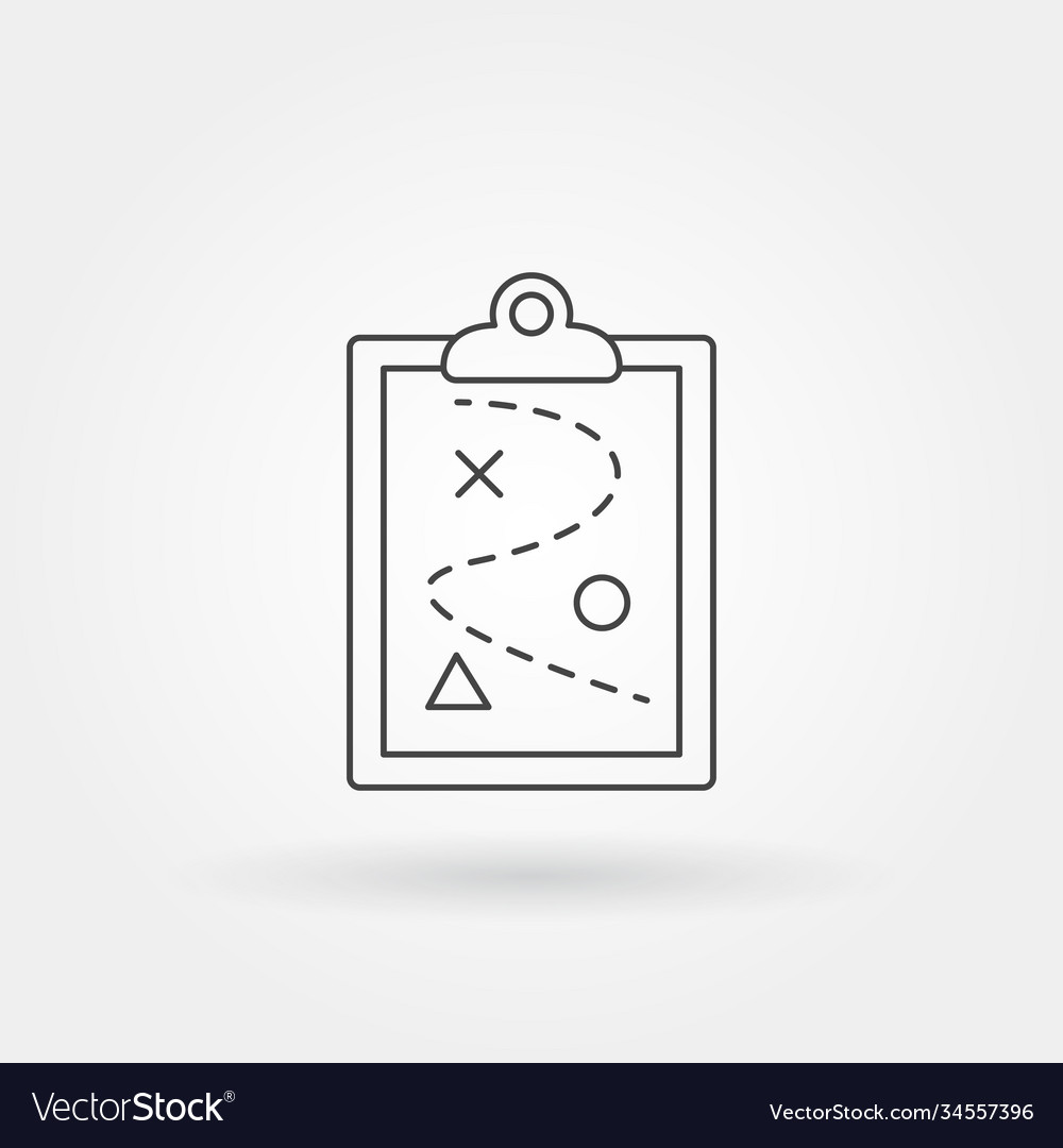 Business Roadmap Icon Royalty Free Vector Image
