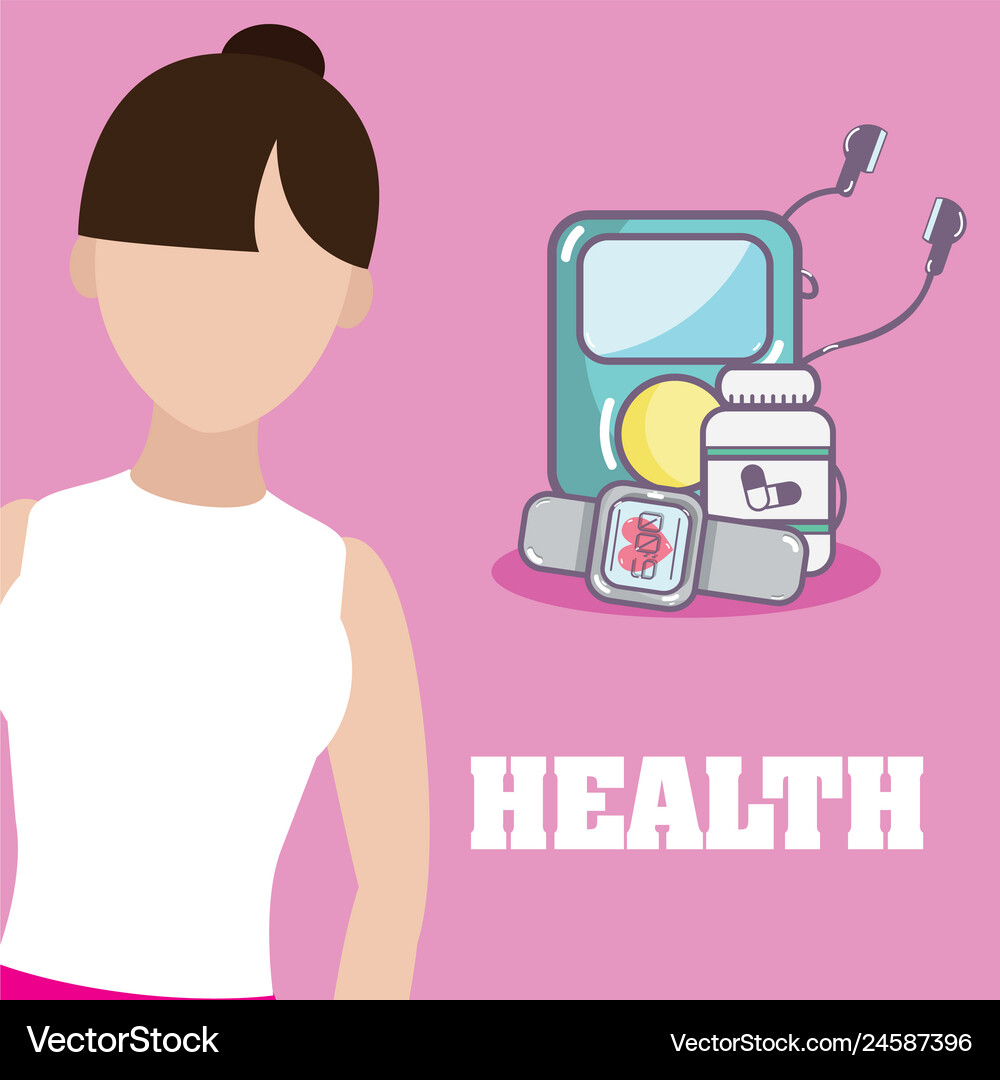 Healthy people lifestyle Royalty Free Vector Image