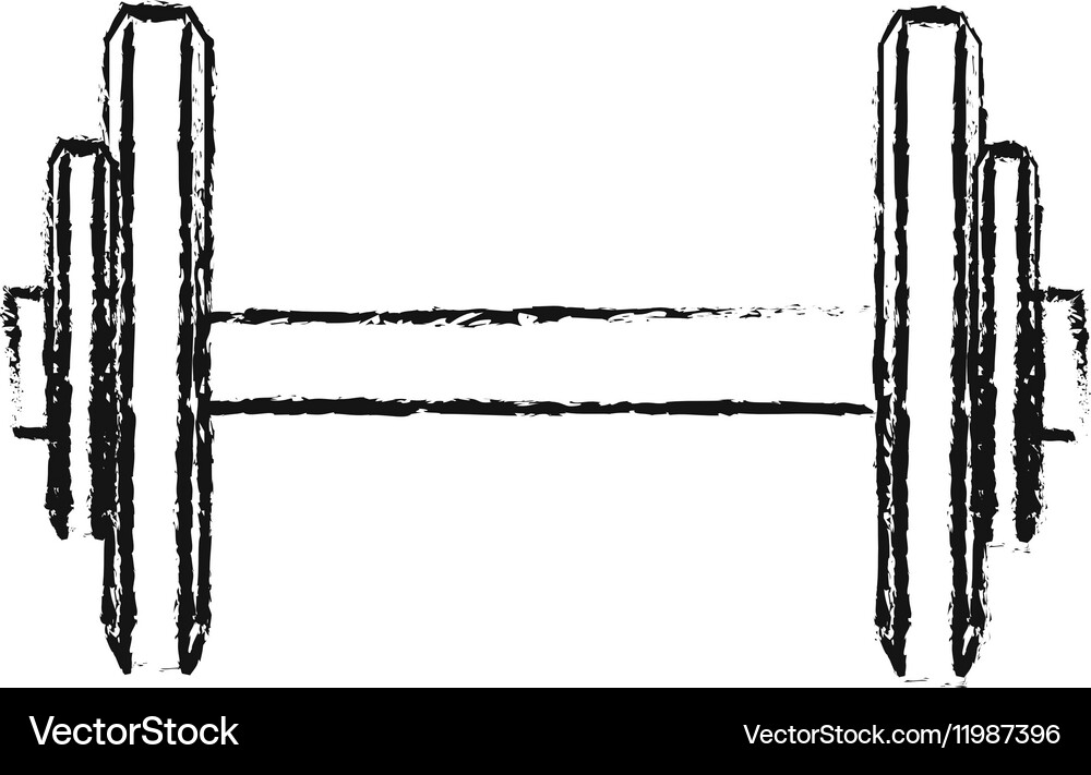 Isolated weight of training design Royalty Free Vector Image