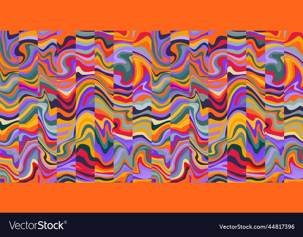 Psychedelic wavy seamless pattern Royalty Free Vector Image Psychedelic wavy seamless pattern Royalty Free Vector Image