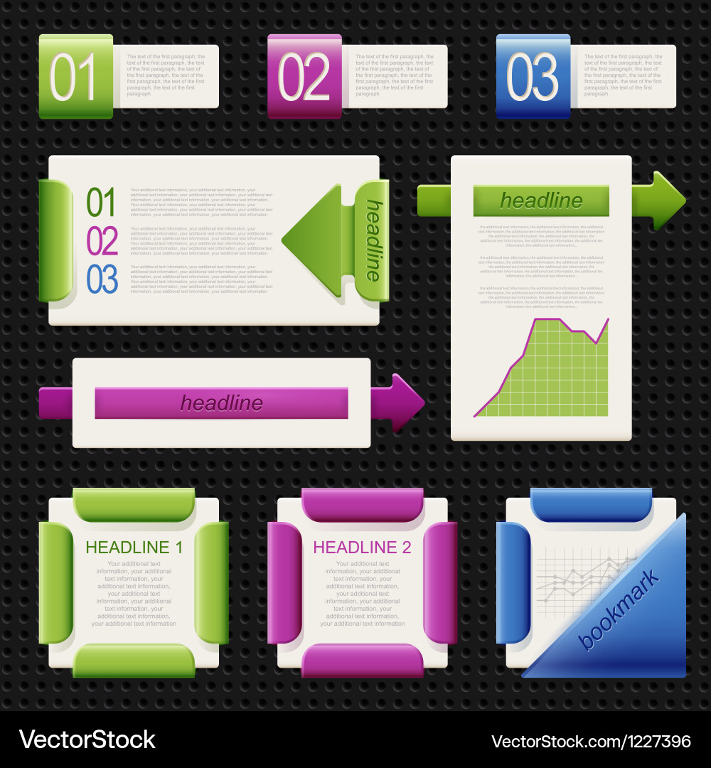 Set of elements of infographics Royalty Free Vector Image