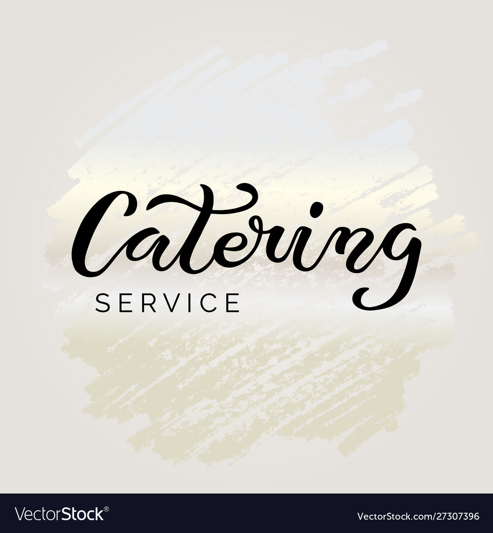 Template catering Royalty Free Vector Image - VectorStock