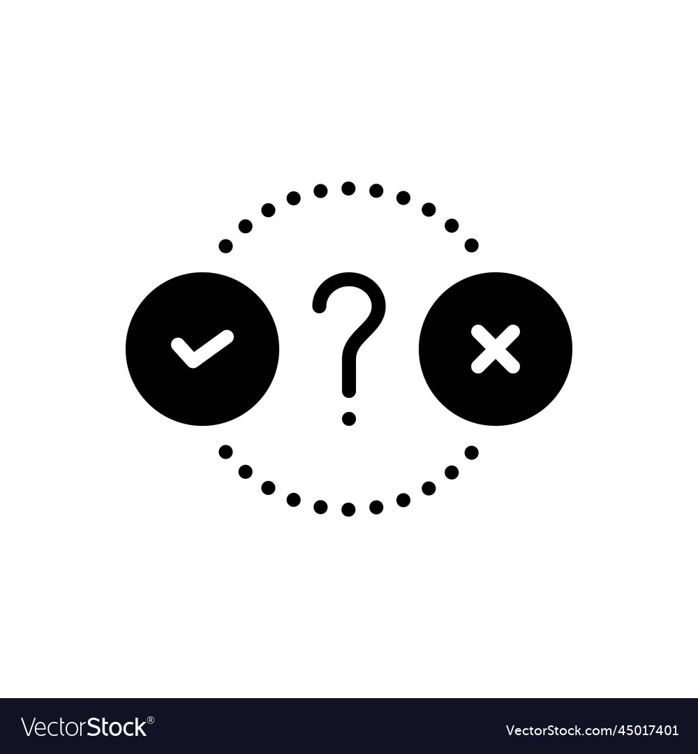 Boolean Royalty Free Vector Image Vectorstock