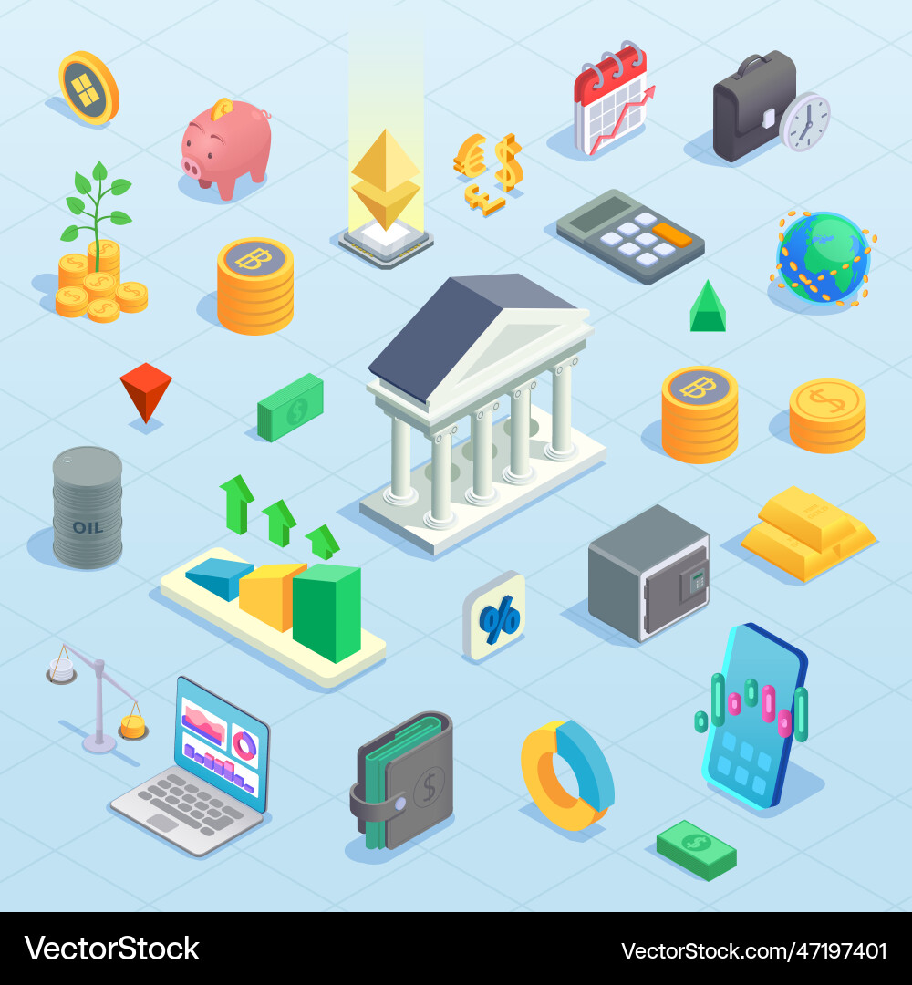 Business investment concept Royalty Free Vector Image