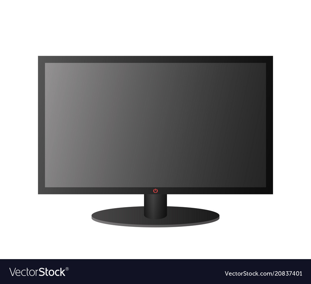 Modern tv screen Royalty Free Vector Image - VectorStock