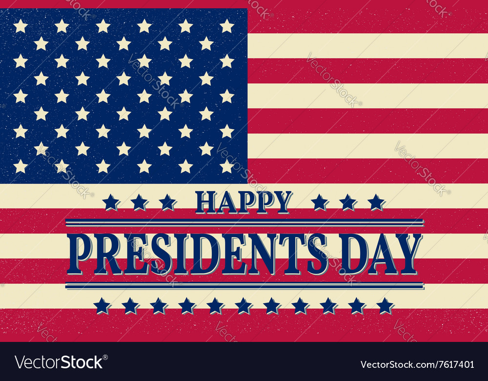 Presidents day draw Royalty Free Vector Image - VectorStock