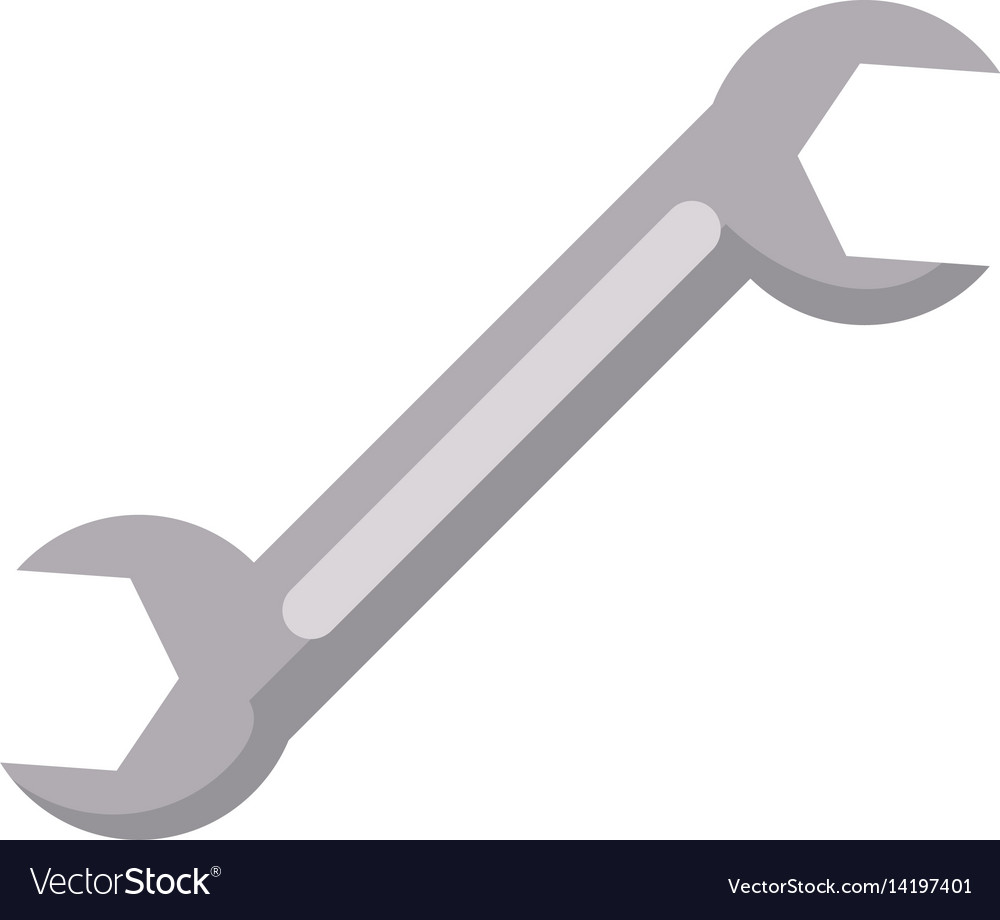 Spanner tool work icon Royalty Free Vector Image