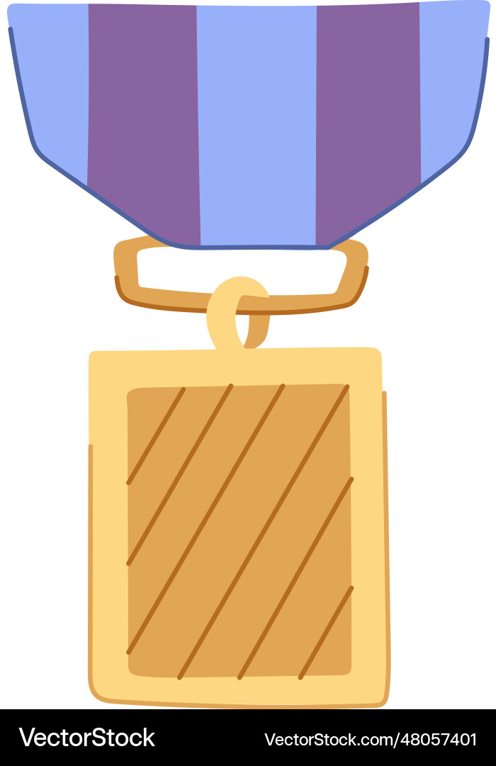 War military medal cartoon Royalty Free Vector Image