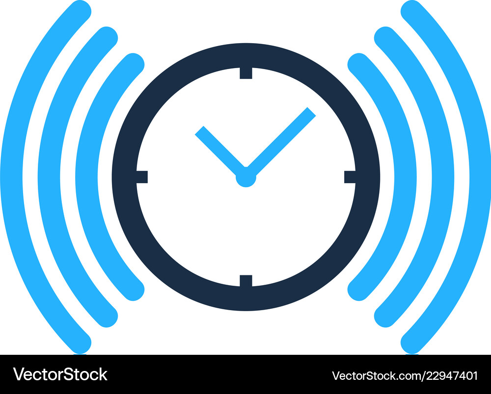 Wifi time logo icon design Royalty Free Vector Image