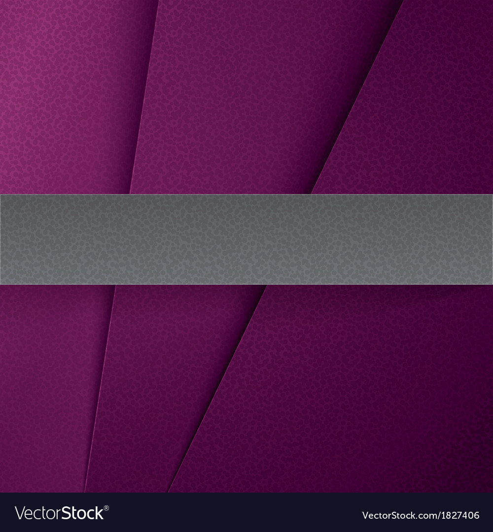 Abstract purple paper layers background Royalty Free Vector