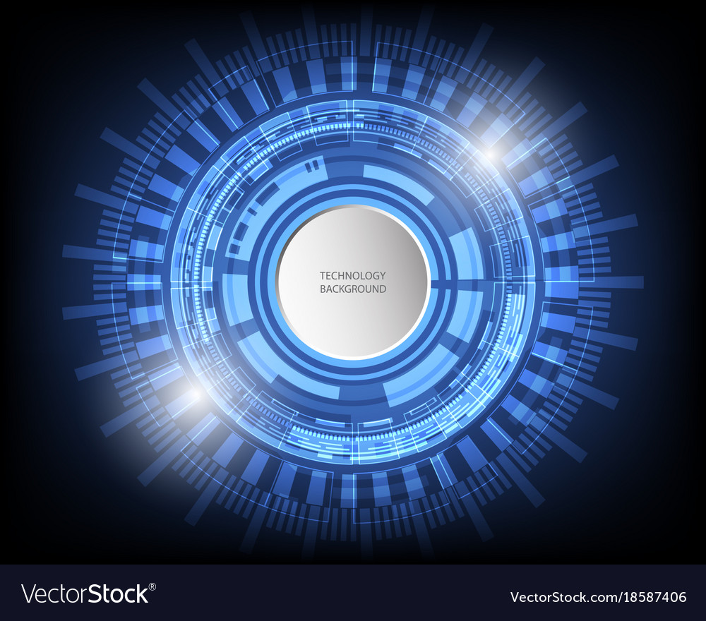 Digital future technology background Royalty Free Vector