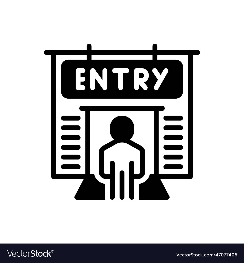 Entries Royalty Free Vector Image - VectorStock