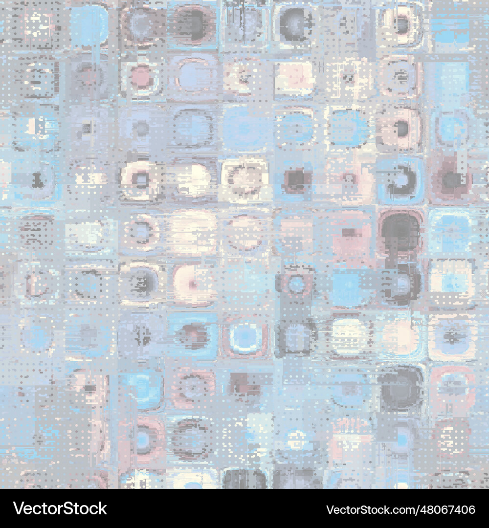 Image with imitation of grunge datamoshing Vector Image