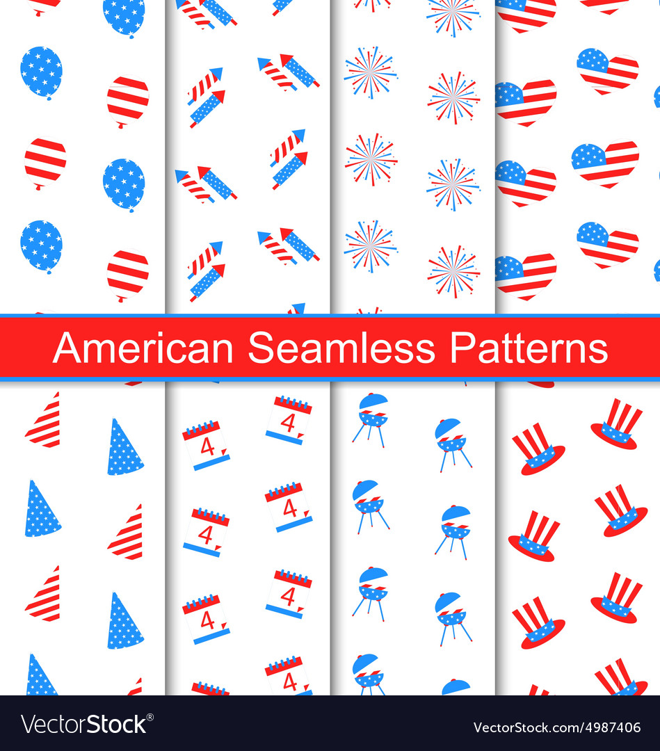 Set seamless textures Royalty Free Vector Image