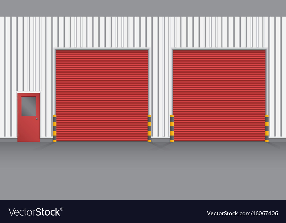 Shutter door Royalty Free Vector Image - VectorStock
