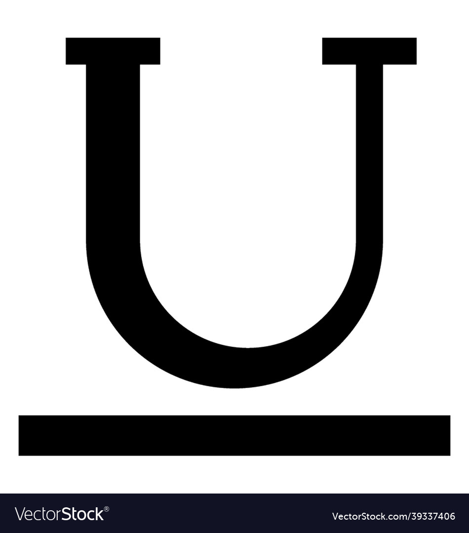 Underline text Royalty Free Vector Image - VectorStock