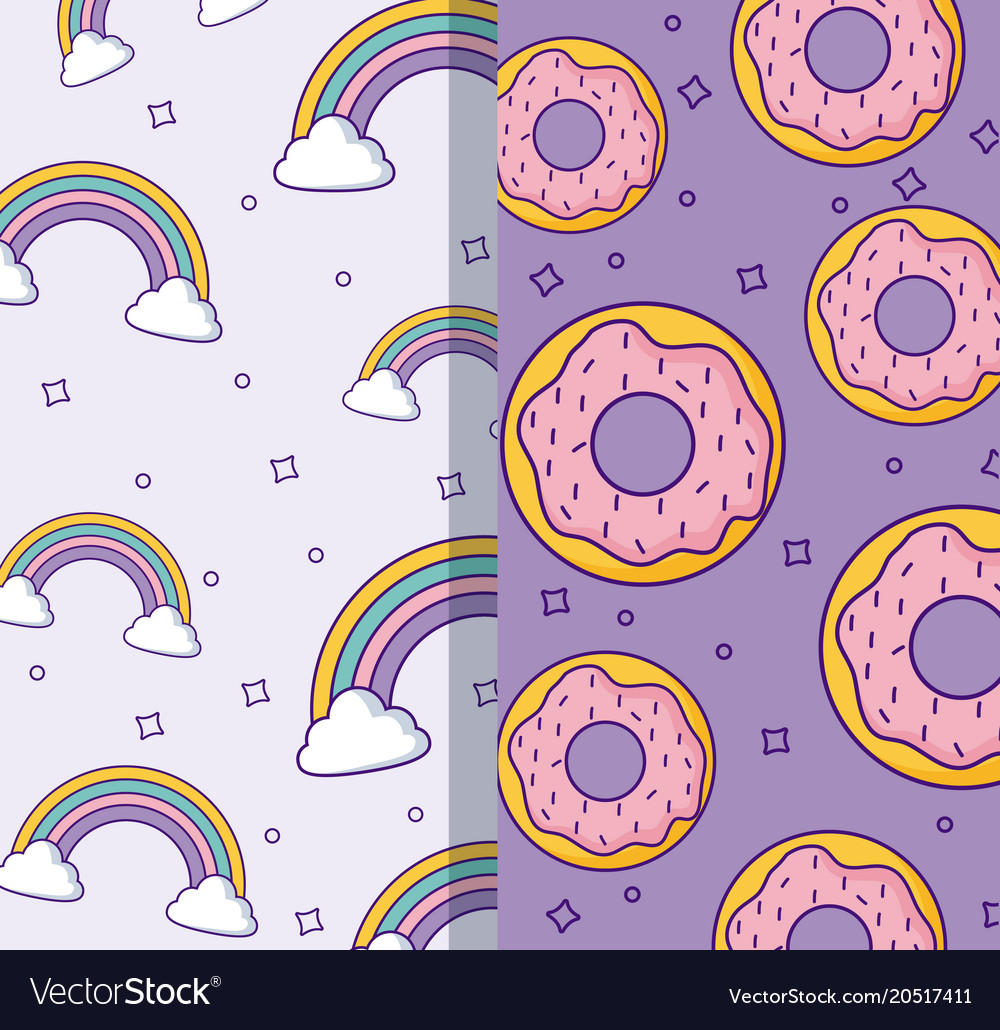 Colorful patterns design Royalty Free Vector Image