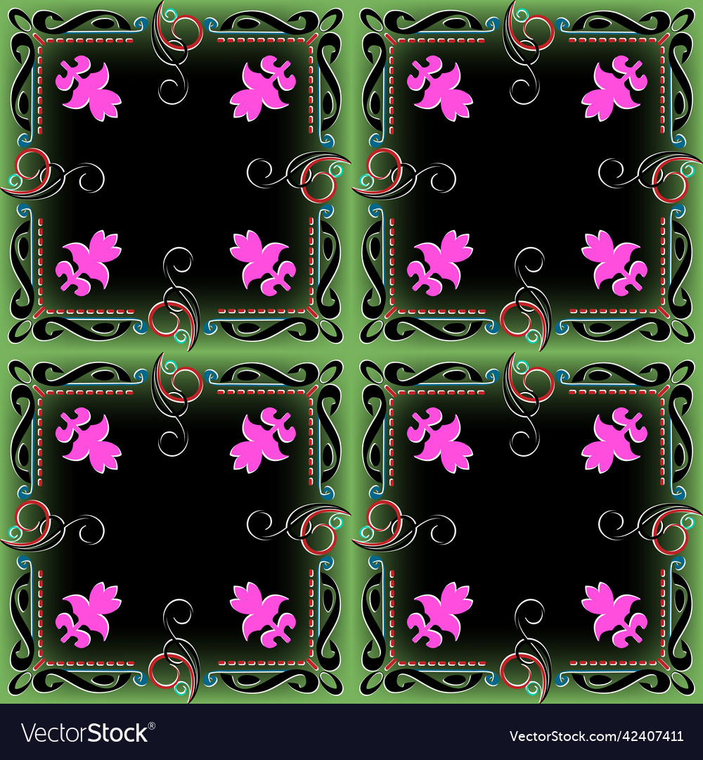 Sample pattern for fabrics interiors ceramics Vector Image