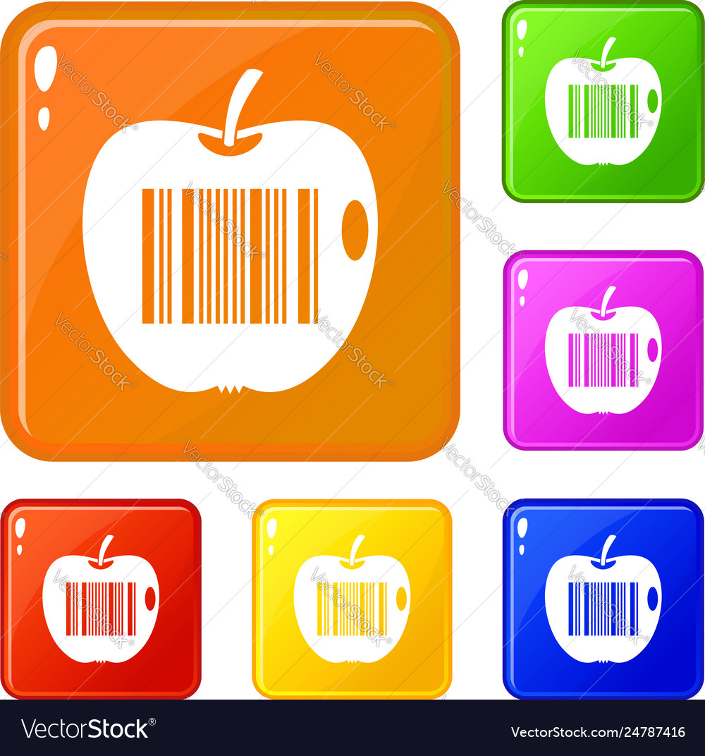 Code to represent product identification icons set