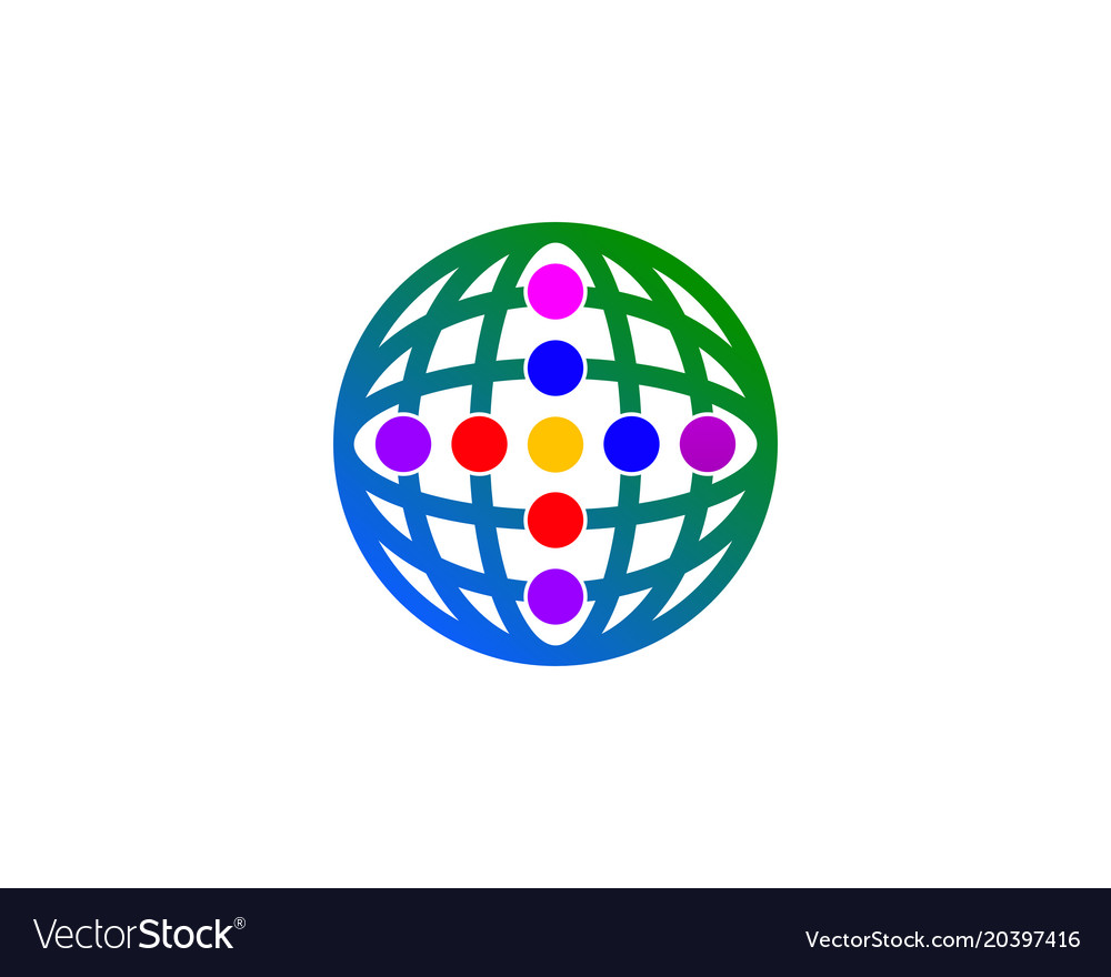 Global data logo Royalty Free Vector Image - VectorStock