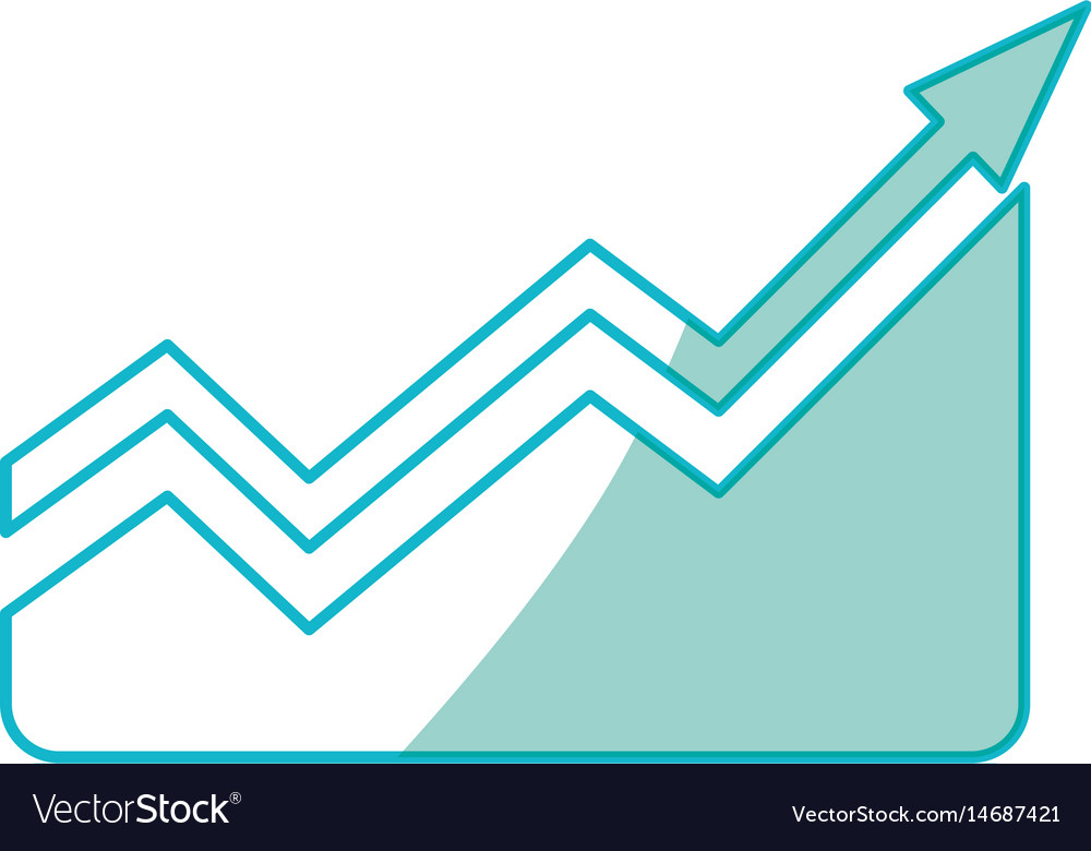 Arrow up increase Royalty Free Vector Image - VectorStock
