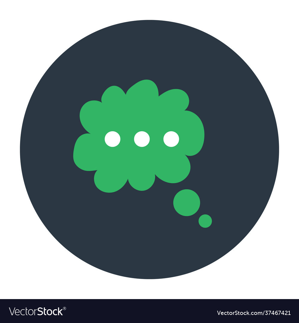 Comic message bubble Royalty Free Vector Image