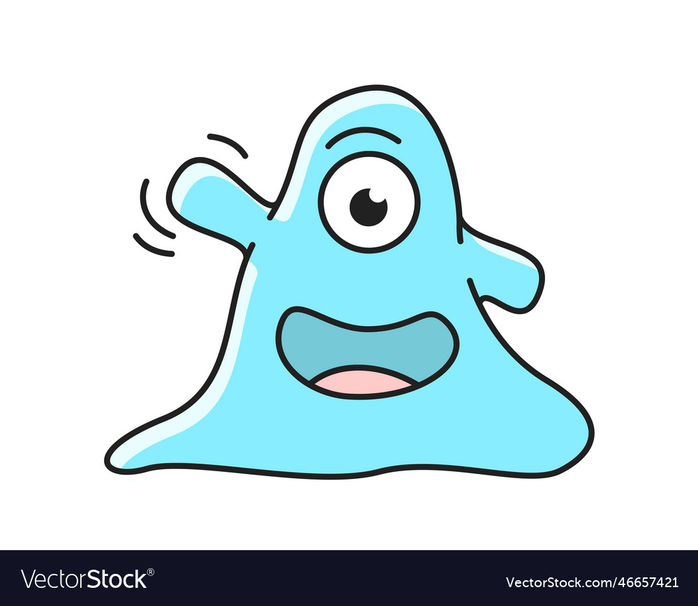 Cute monster icon Royalty Free Vector Image - VectorStock