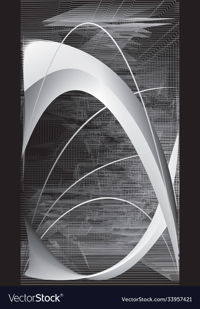 Dark gray lines abstract background Royalty Free Vector