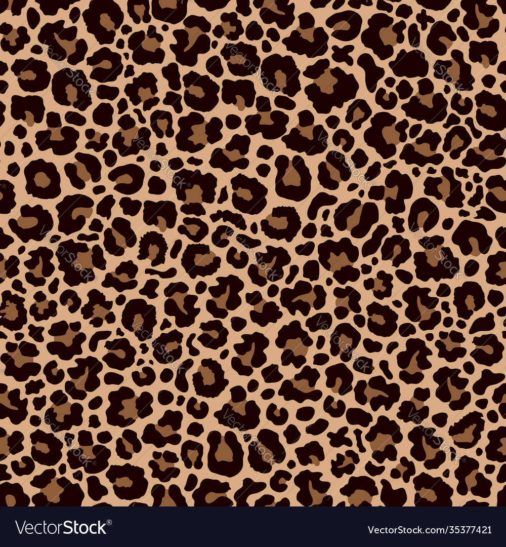 Leopard skin pattern Royalty Free Vector Image