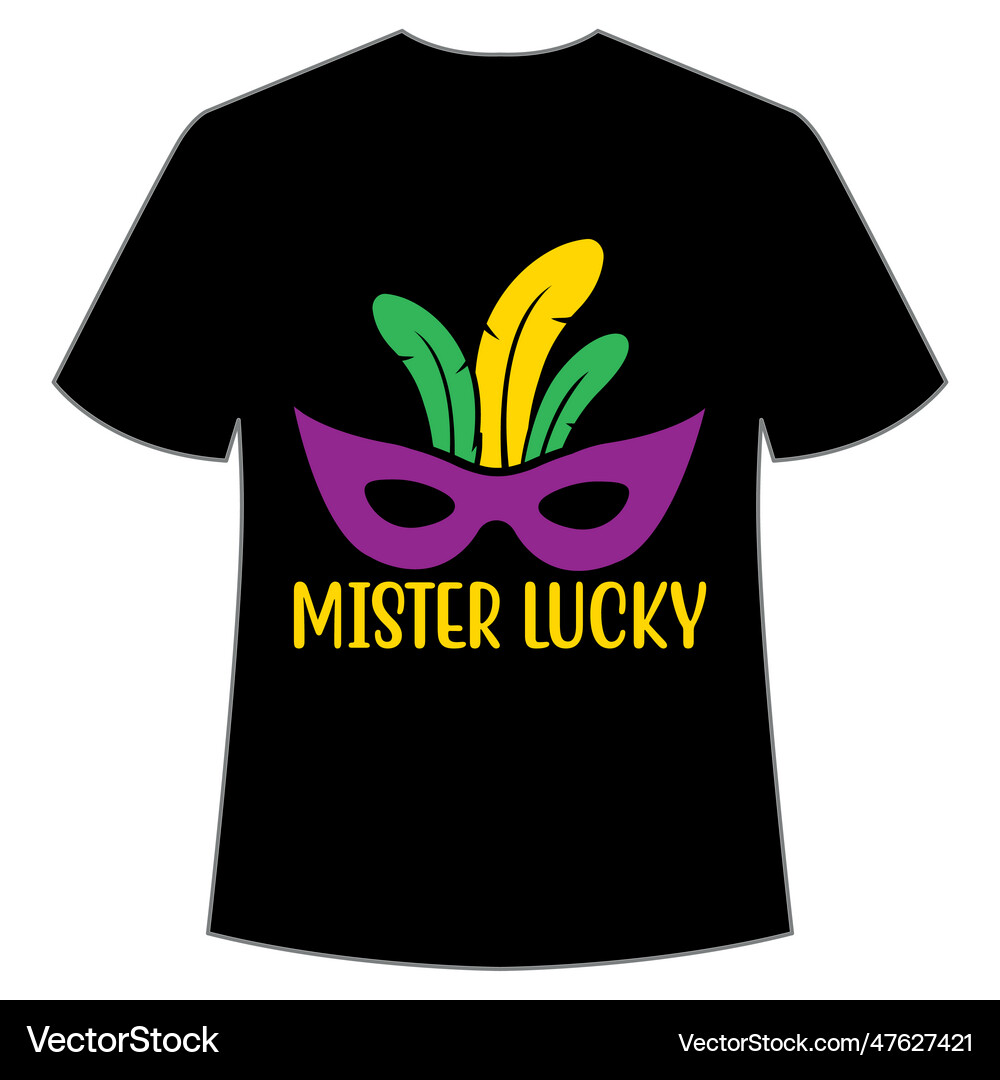 Mardi gras carnival party design fat tuesday Vector Image