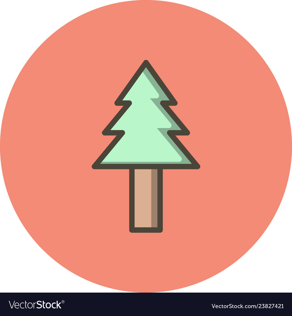 Pine tree icon Royalty Free Vector Image - VectorStock