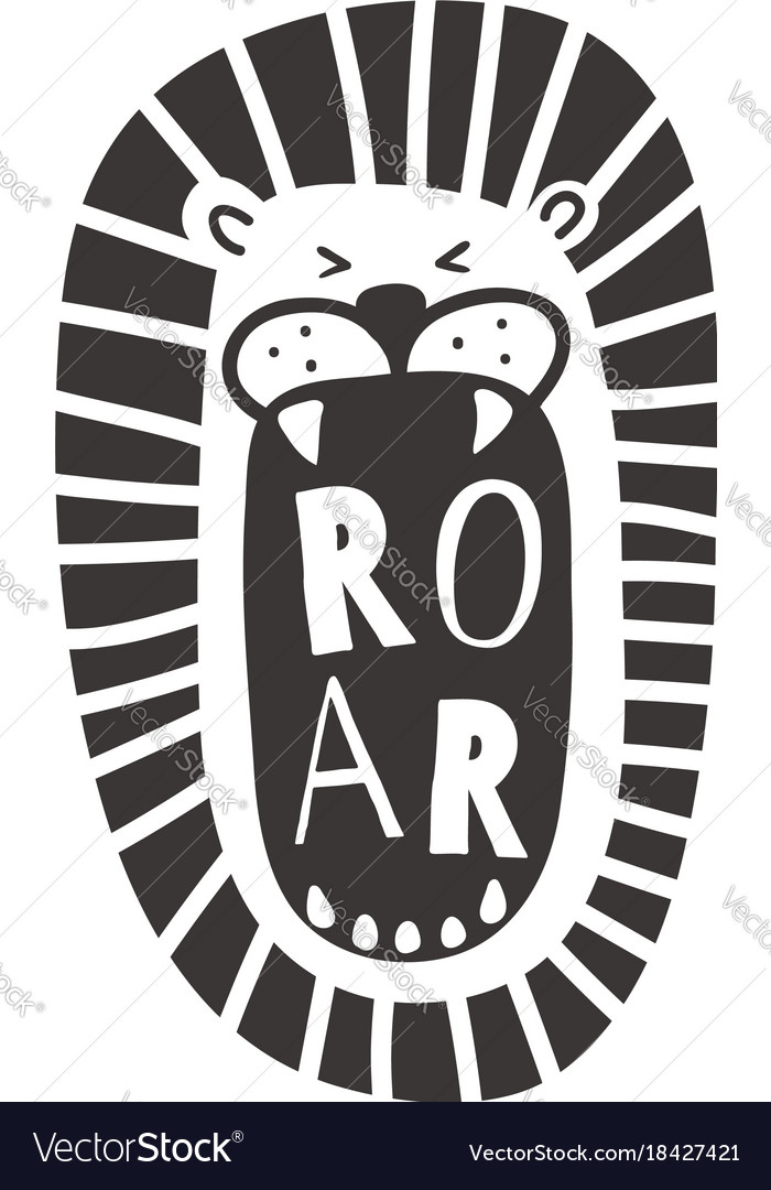 Roar Royalty Free Vector Image - VectorStock