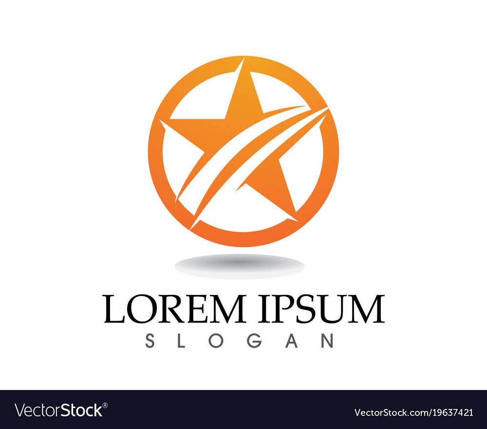 Star logo template Royalty Free Vector Image - VectorStock