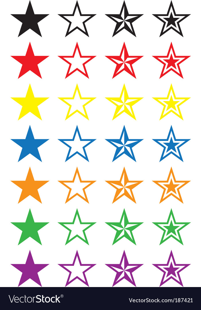 Stars Royalty Free Vector Image - VectorStock