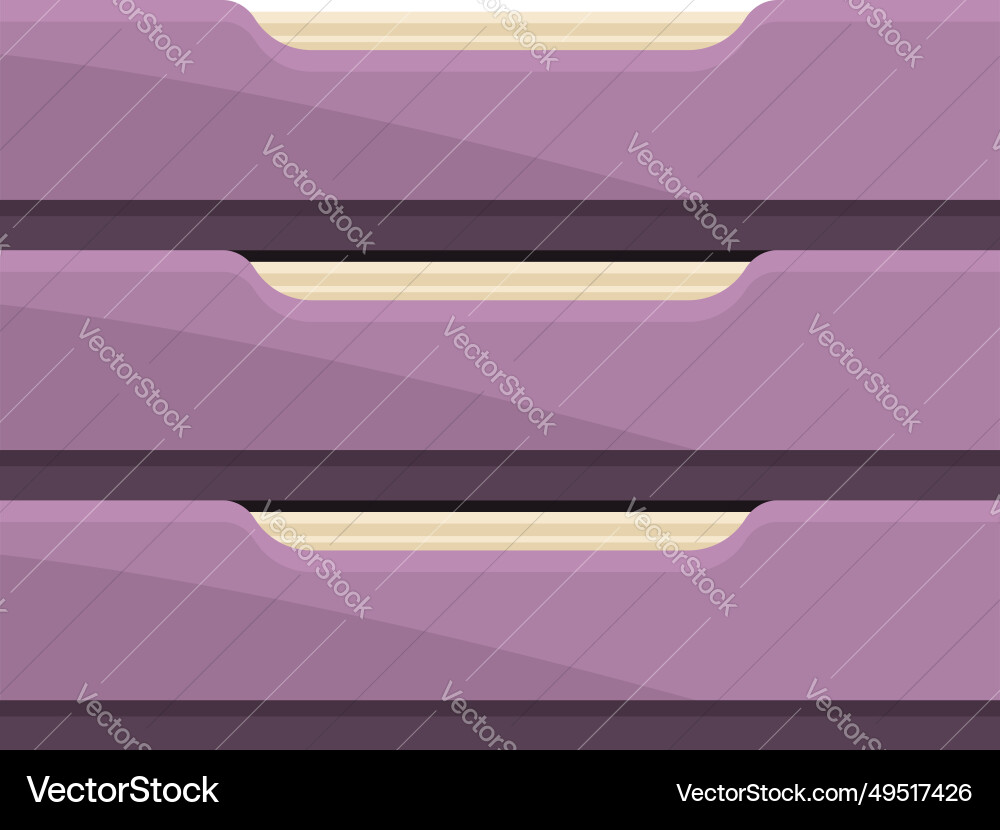 Empty paper tray icon cartoon case desk Royalty Free Vector