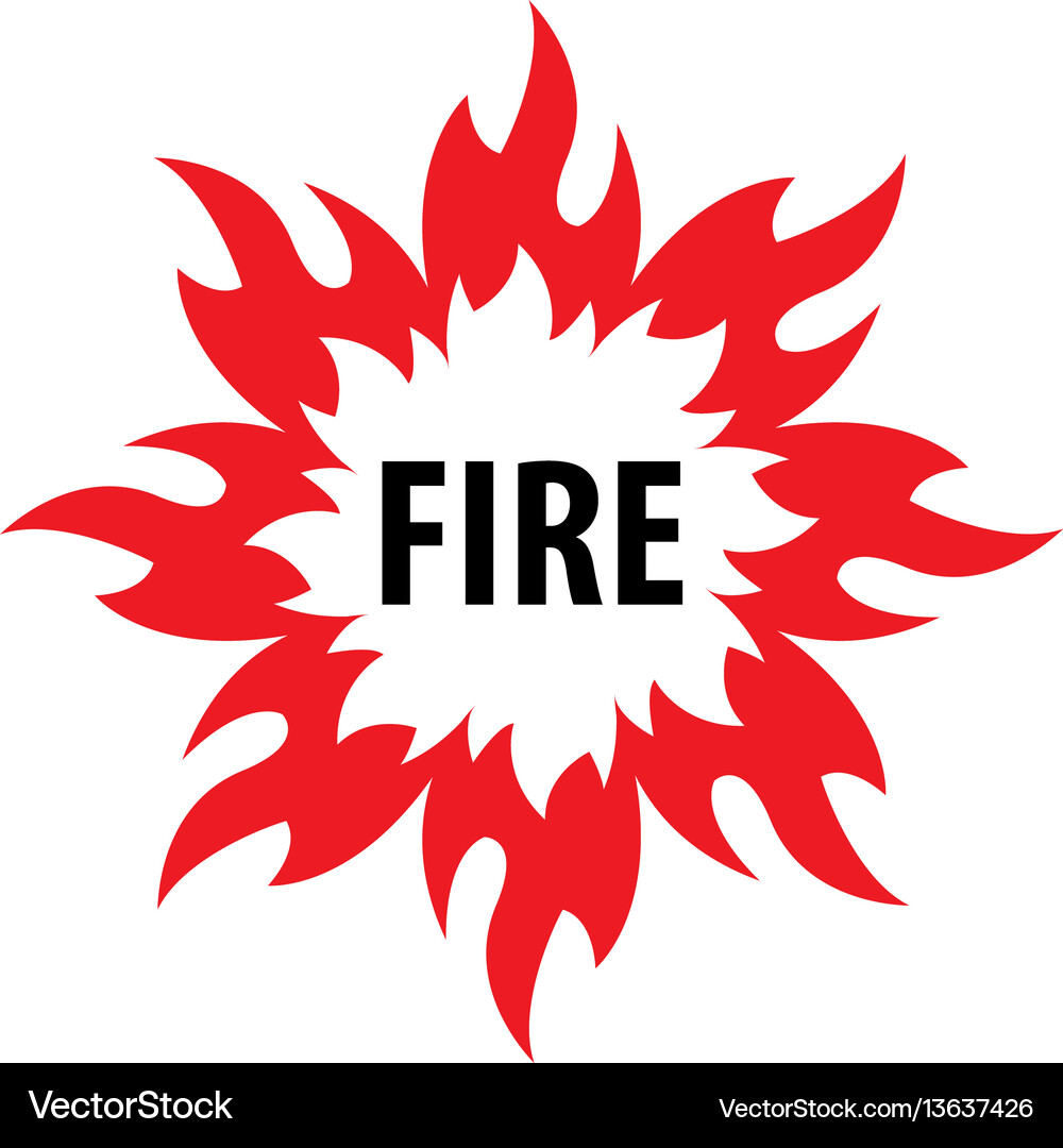 Fire logo Royalty Free Vector Image - VectorStock