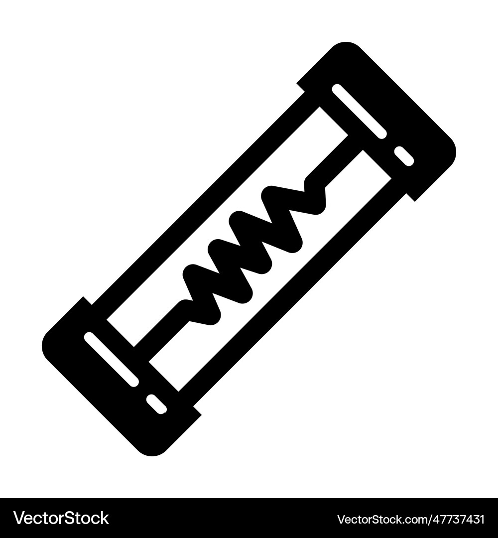 Fuse glyph icon for personal and commercial use Vector Image