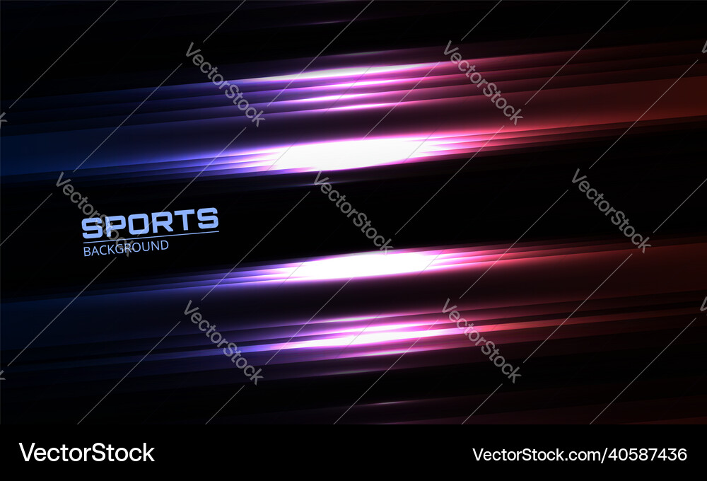 Abstract Neon Sports Background Royalty Free Vector Image