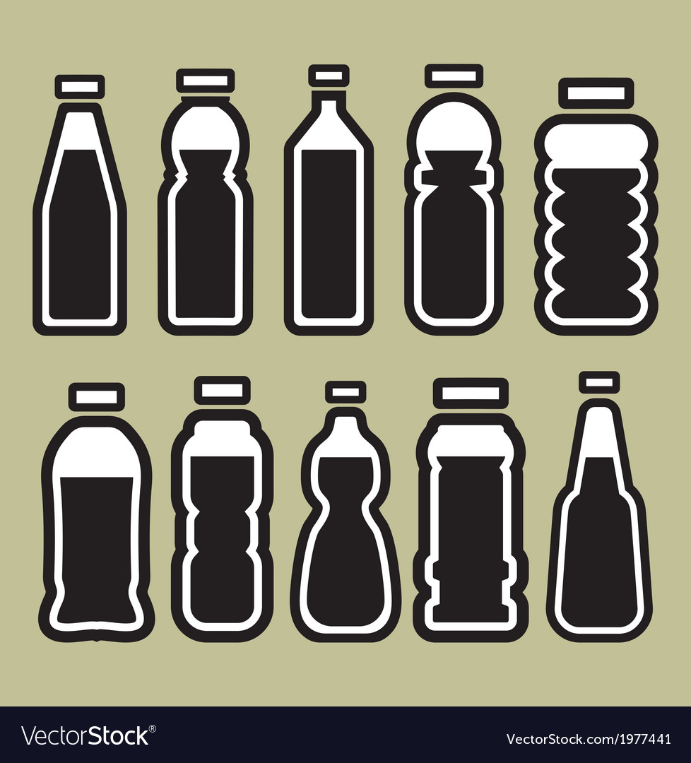 Bottles1 Royalty Free Vector Image - VectorStock