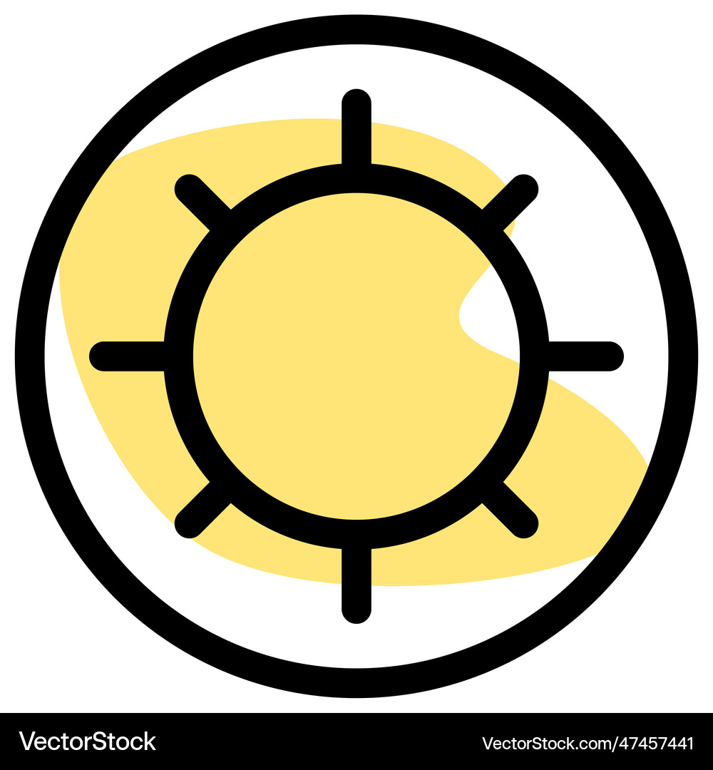 Round frame a classic piece of wall decor Vector Image