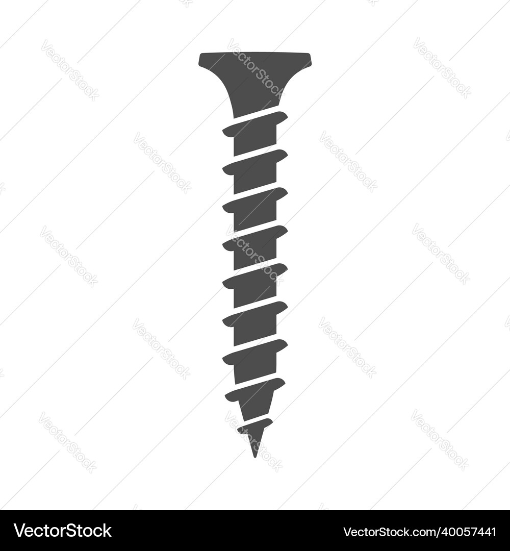 Screw icon simple of symbol Royalty Free Vector Image