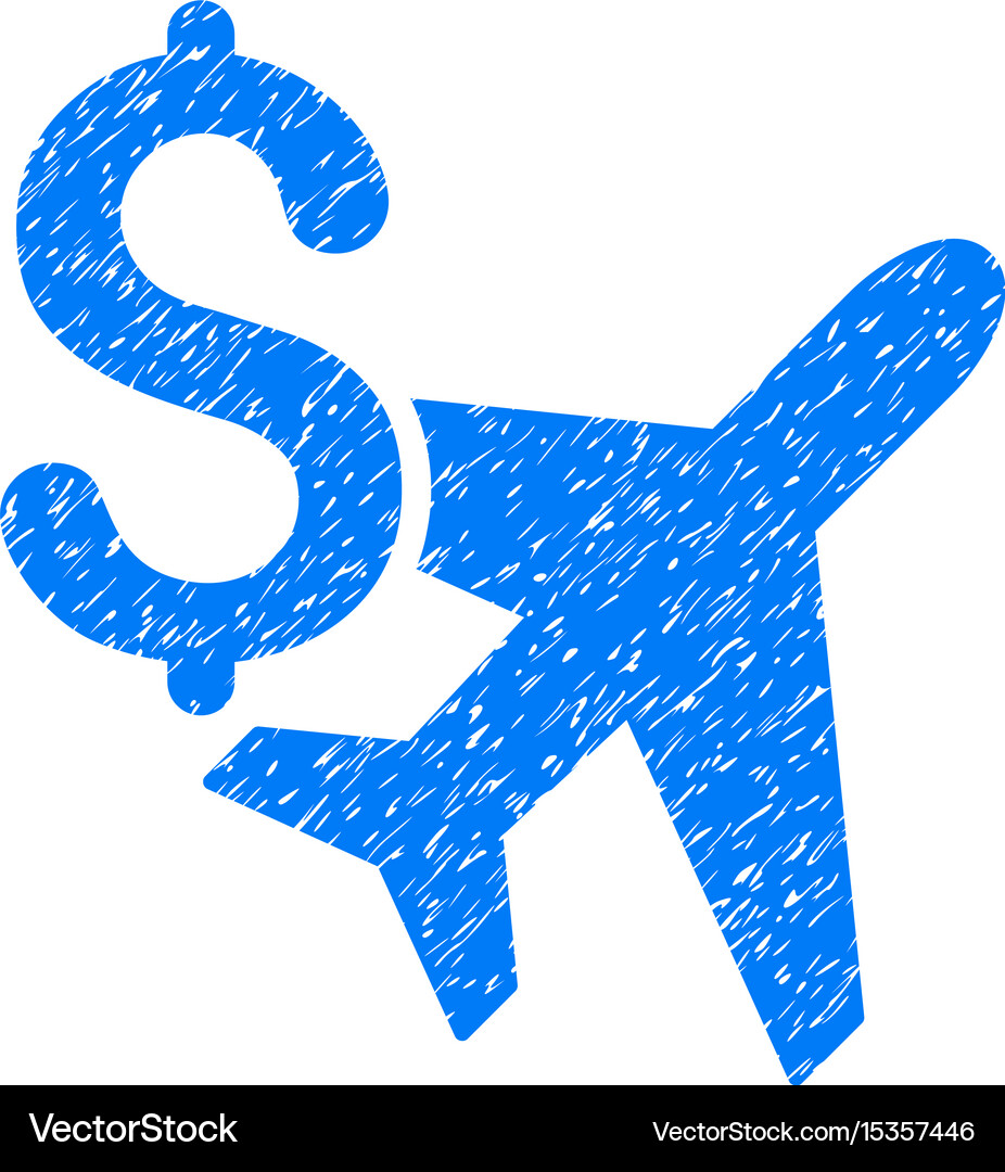 Aviation business grunge icon Royalty Free Vector Image
