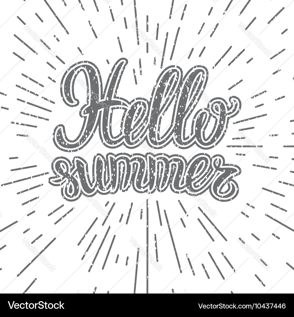 Hand lettering inspirational typography poster Vector Image