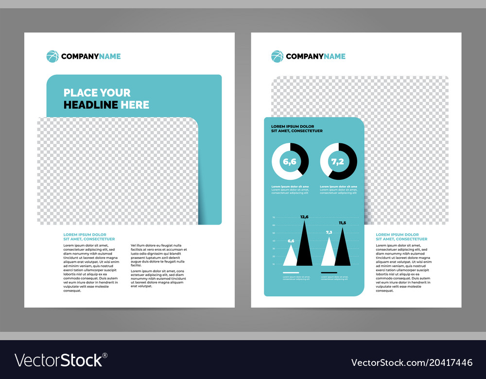 Layout template design Royalty Free Vector Image
