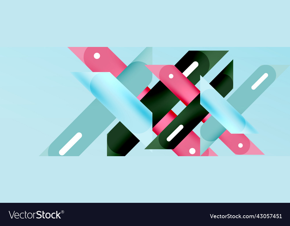 Background overlapping lines dynamic Royalty Free Vector