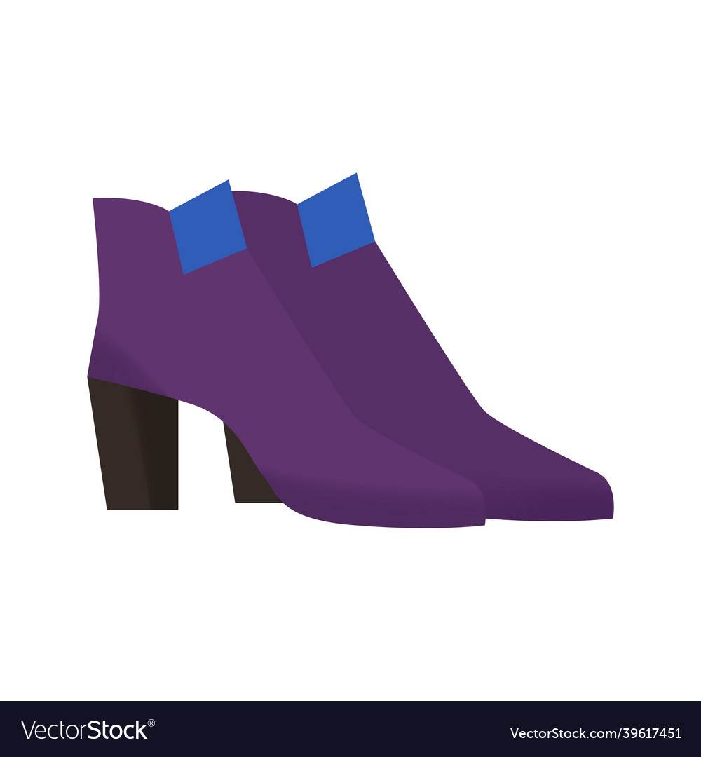 Flat shoes Royalty Free Vector Image - VectorStock