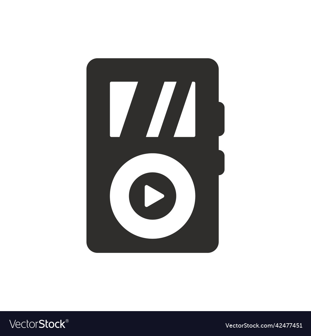 Mp3 player icon Royalty Free Vector Image - VectorStock