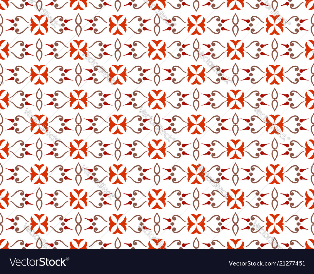 Simple ornament seamless pattern background Vector Image