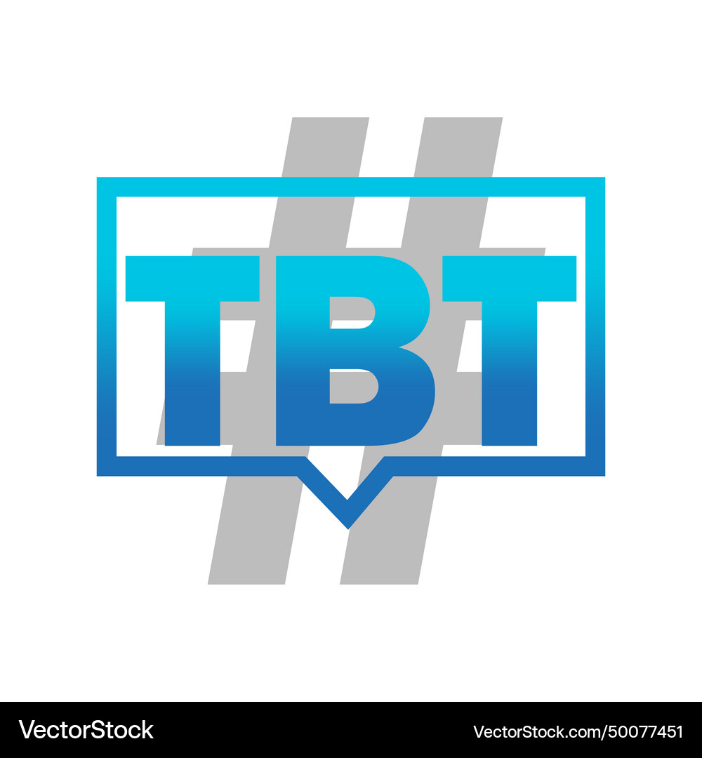 Tbt hashtag for social media thursday throwback Vector Image