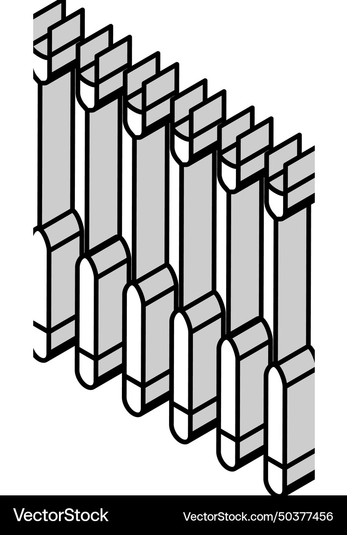 Forks fondue isometric icon Royalty Free Vector Image